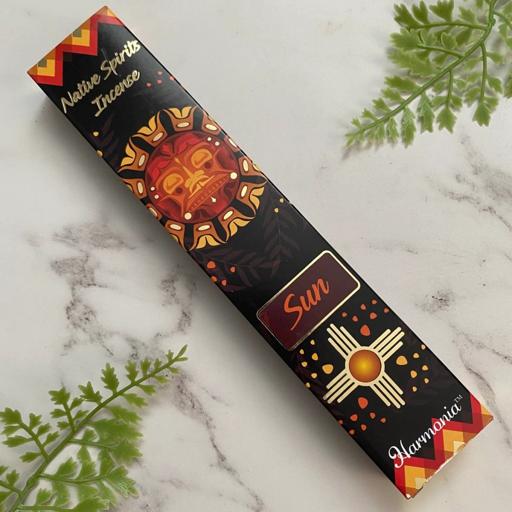 Ароматни пръчици Native Spirits Incense, SUN • Ателие за Къна, Henna Atelie